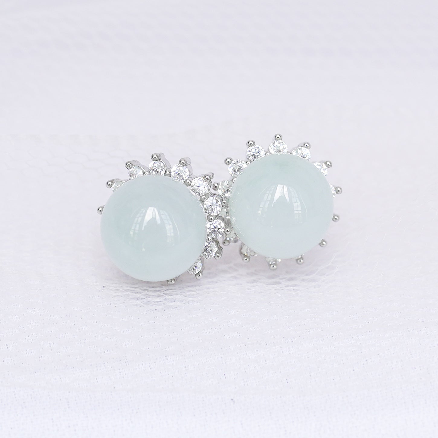 Seafoam Jade Starburst Ear Studs – JL Heart Online